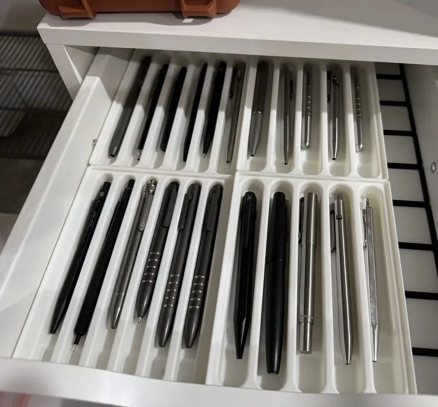 Gridfinity Pen Trays - Various Sizes - Free 3D Print Model - MakerWorld