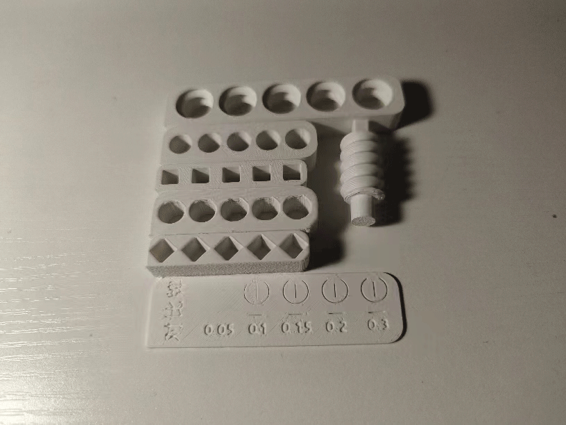 Multi-Type Hole Tolerance Gap Test Block by EnderSam - MakerWorld