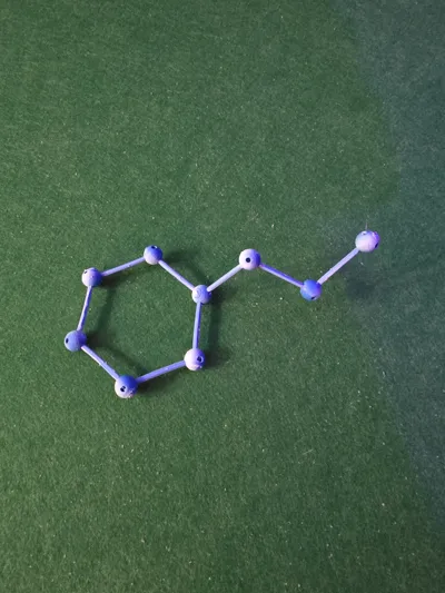 Chemistry Ball and Stick Model Kit Card by Zachary's Prints - MakerWorld