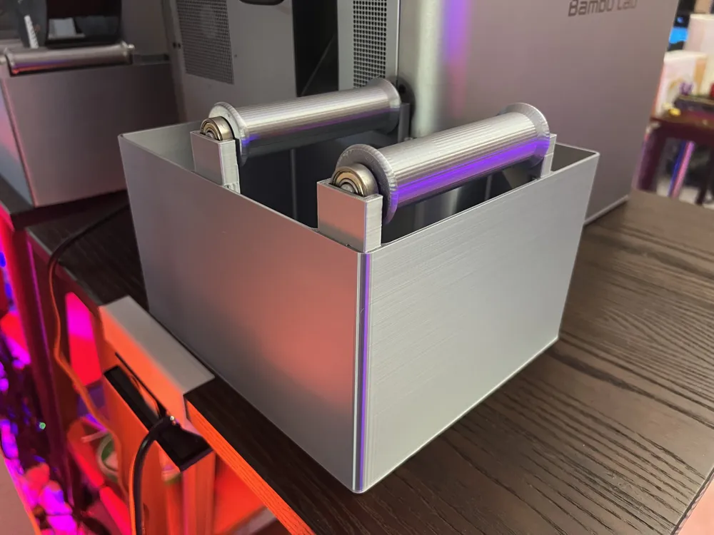 BambuLab Purge Bucket with Spool Holder by Tech with Kramer MakerWorld: Download Free 3D Models