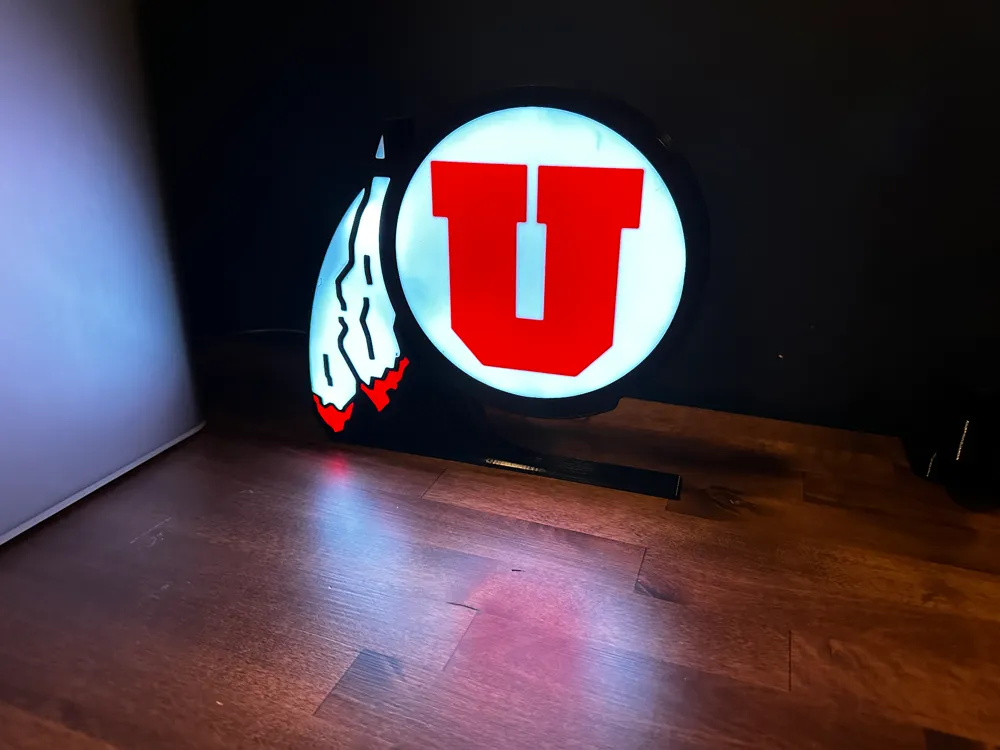 University of Utah Light Box - Free 3D Print Model - MakerWorld