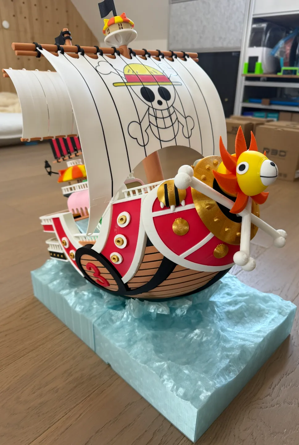 써니호/밀짚모자 해적단/원피스/천년 써니호(오다 에이치로 원고를 바탕으로 재현) 에 의해 肌肉弗兰奇 MakerWorld: 무료 3D 모델 다운로드