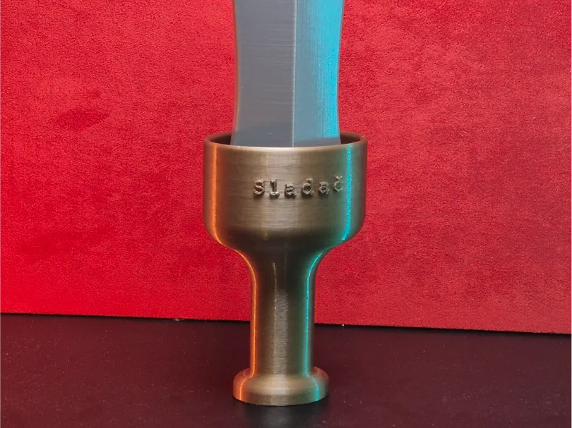 Ice Cream Sword Holder: No-Drip & Dagger-Ready - Free 3D Print Model ...