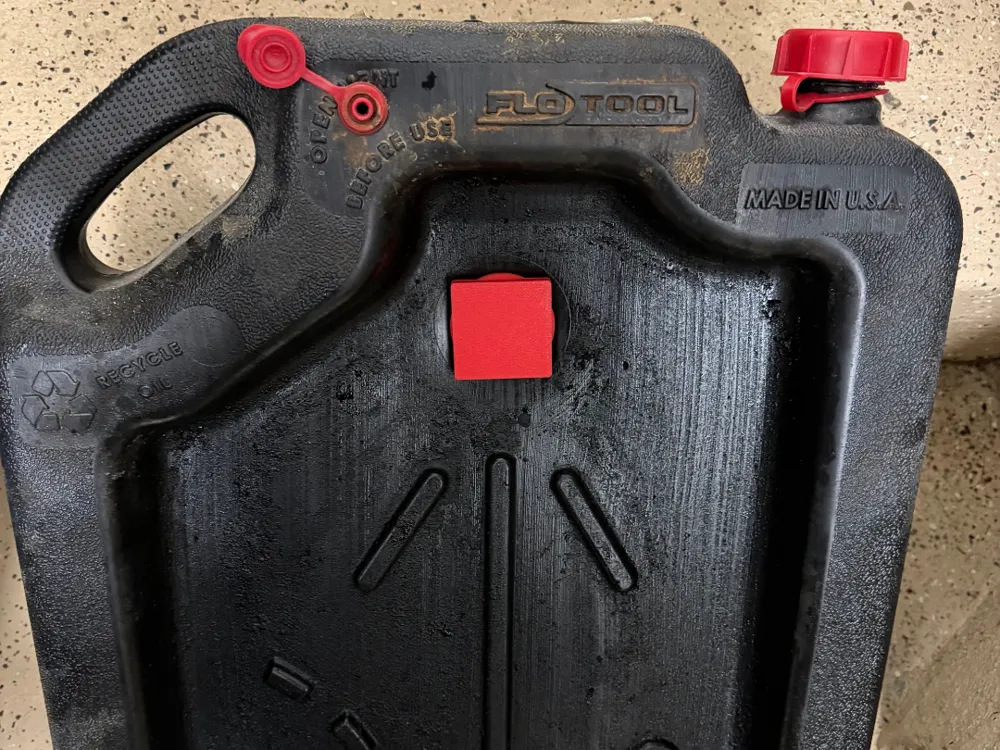 Oil drain pan plug for FloTool 16 Quart Container - Free 3D Print Model ...