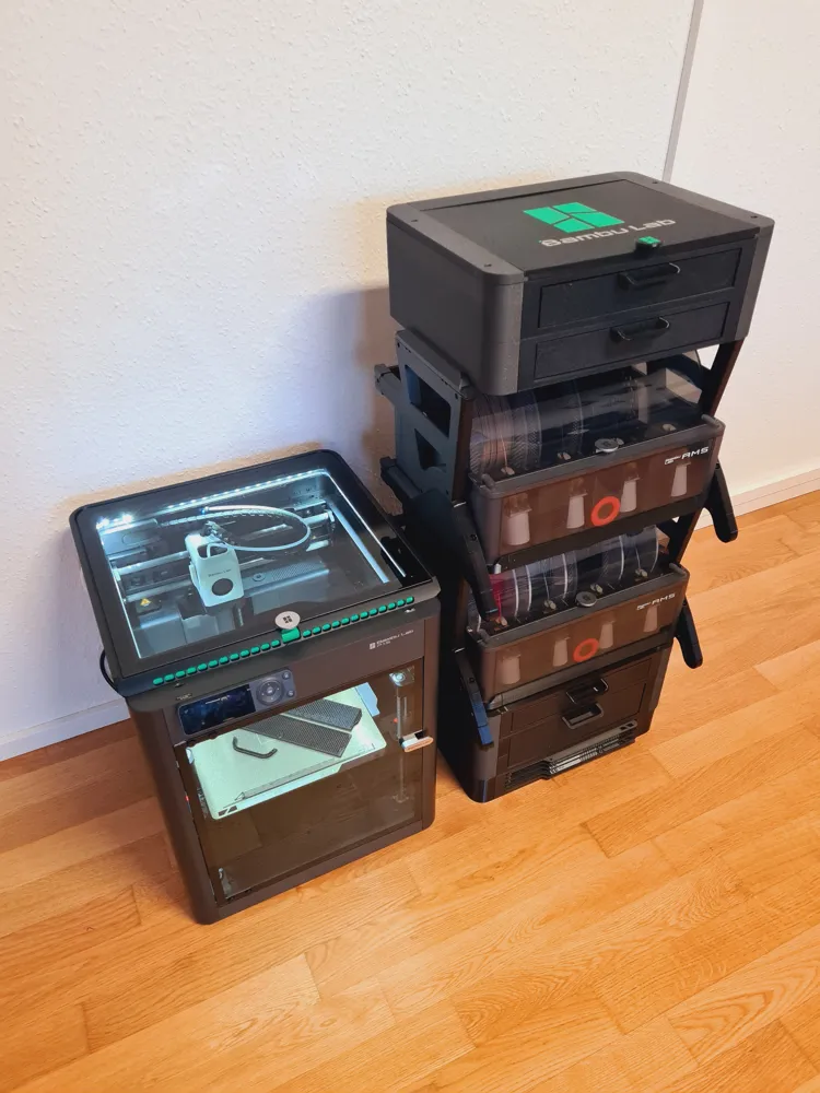 [BaBo duo] AMS drawer stacker by Willi 3D MakerWorld: Download Free 3D ...
