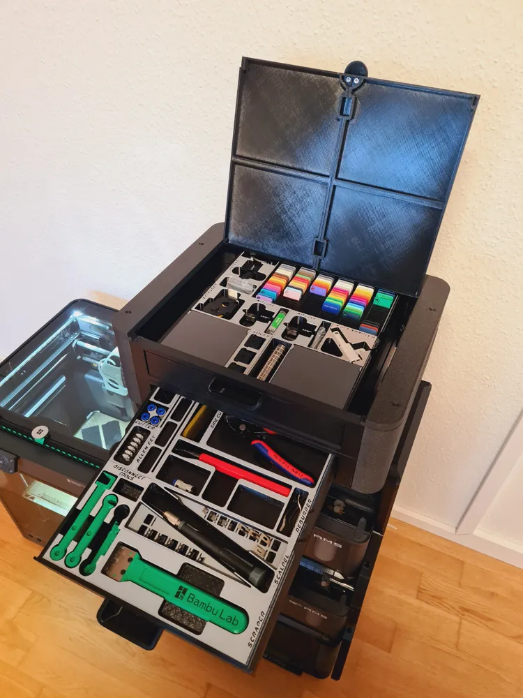 [BaBo duo] AMS drawer stacker by Willi 3D MakerWorld: Download Free 3D ...