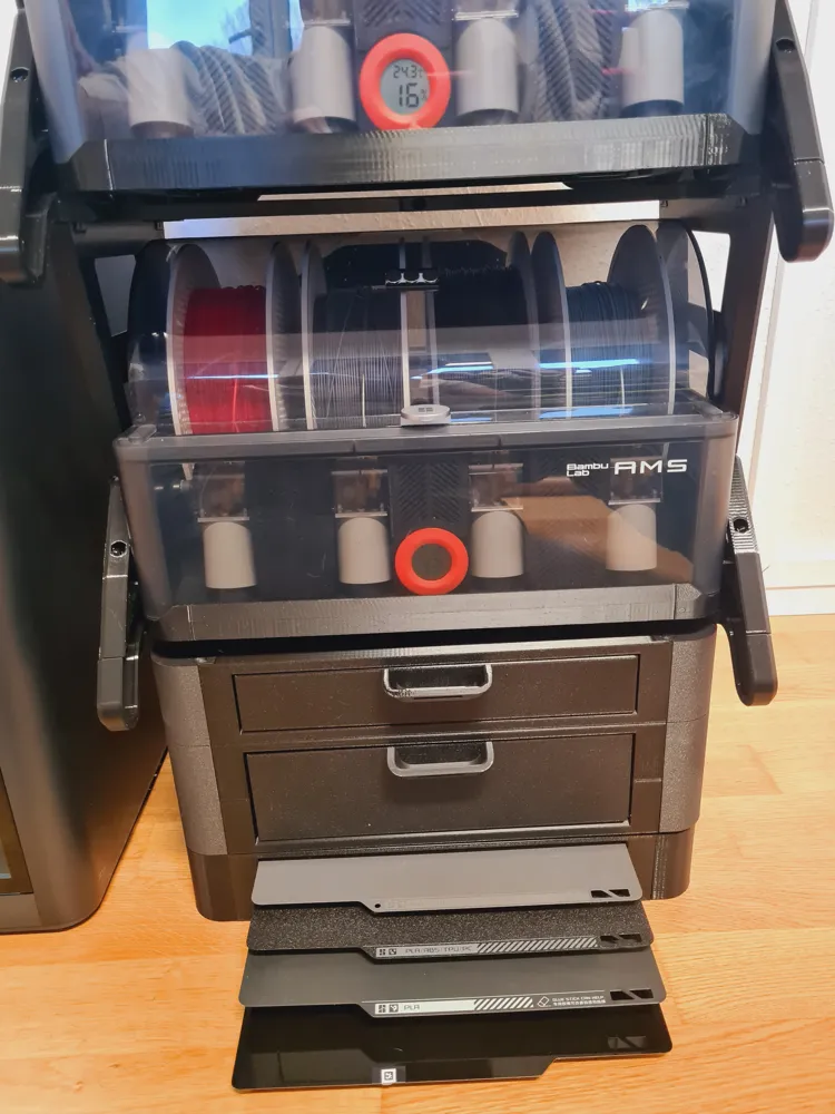 [BaBo duo] AMS drawer stacker - Free 3D Print Model - MakerWorld