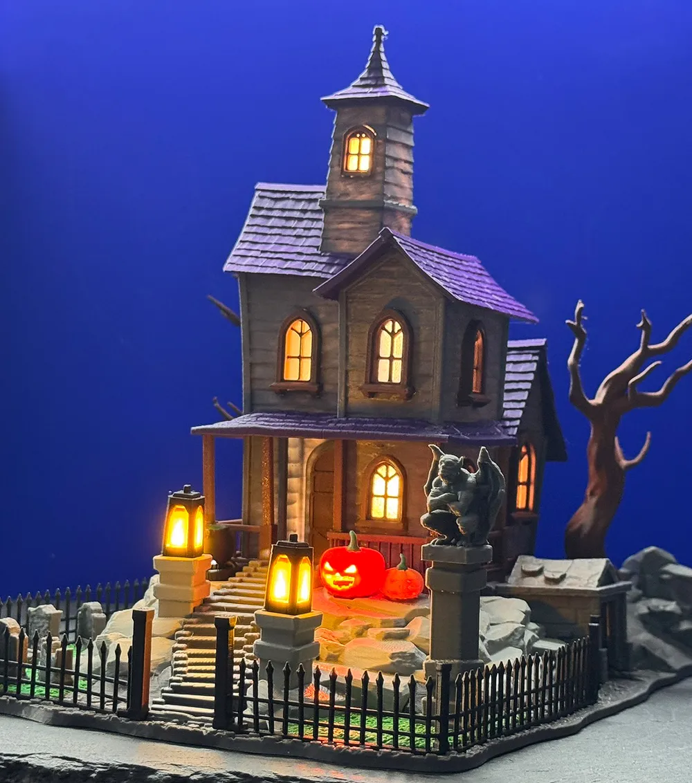 鬼屋 — 万圣节场景 来自 Structales - Roadrunner4d MakerWorld：免费下载 3D 模型