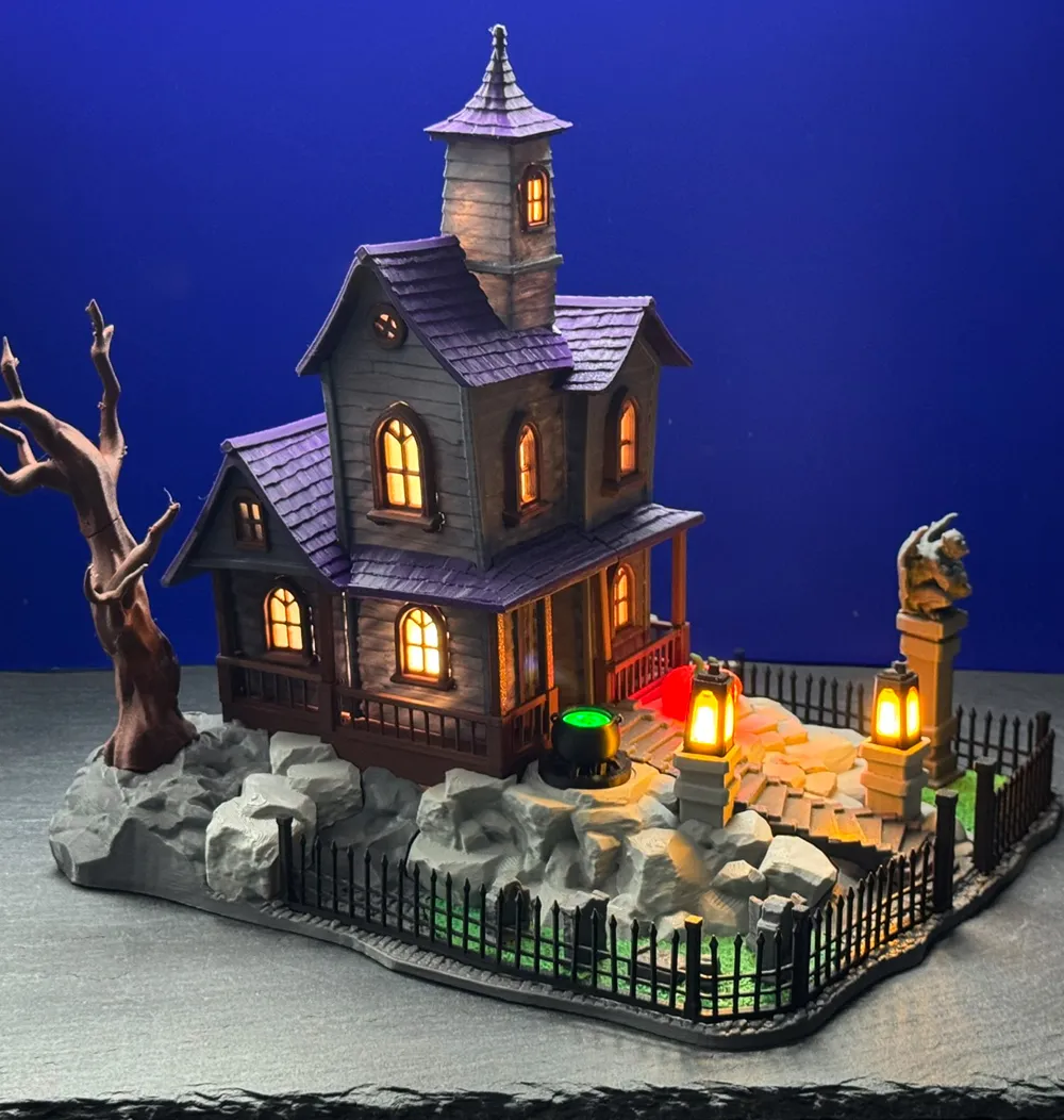 Haunted House — A Halloween Scene by Structales - Roadrunner4d ...