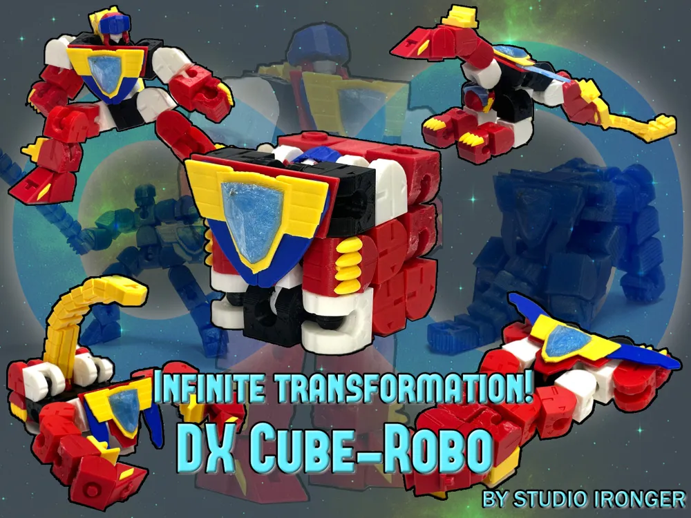 Infinite Transformation! DX Cube-Robo by Stidio_IronGear MakerWorld ...