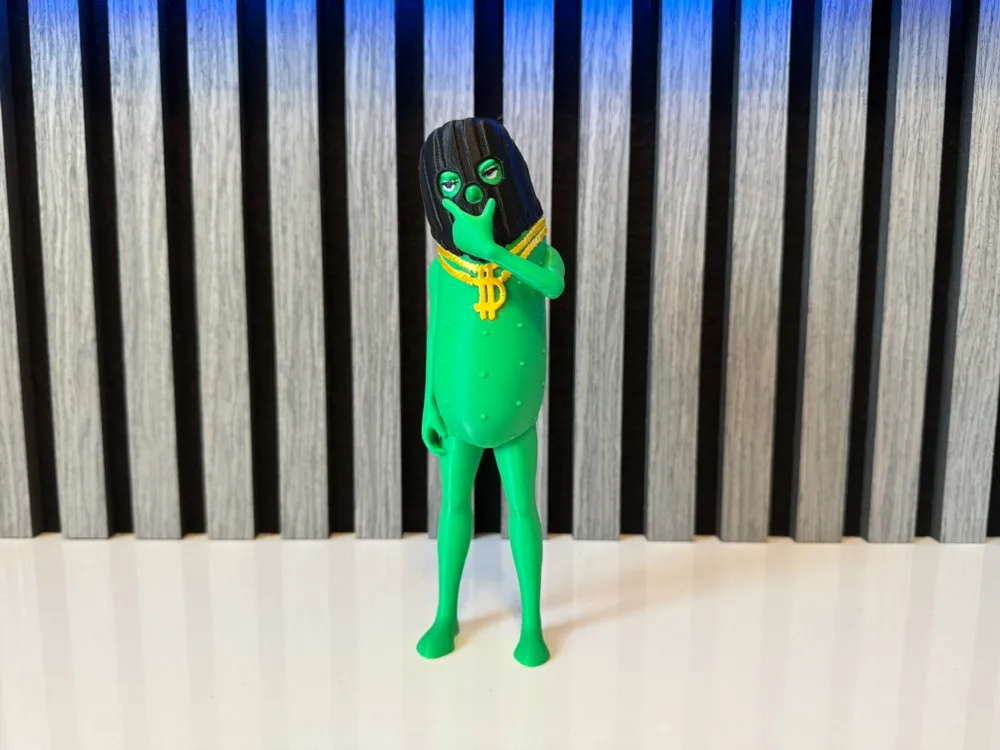 Big Dill Pickle man - Free 3D Print Model - MakerWorld