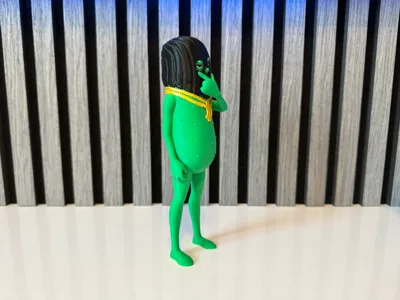 Big Dill Pickle man by KristenForge - MakerWorld