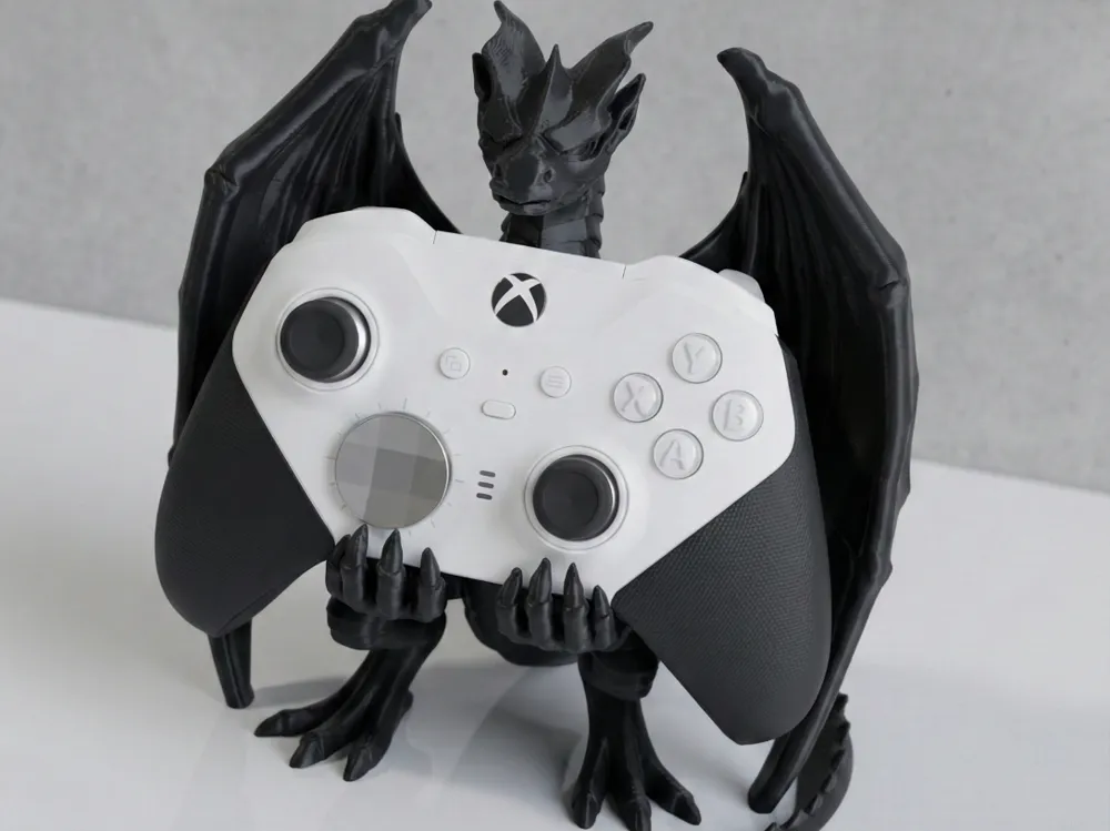 Dragon Xbox Controller Stand - Free 3D Print Model - MakerWorld