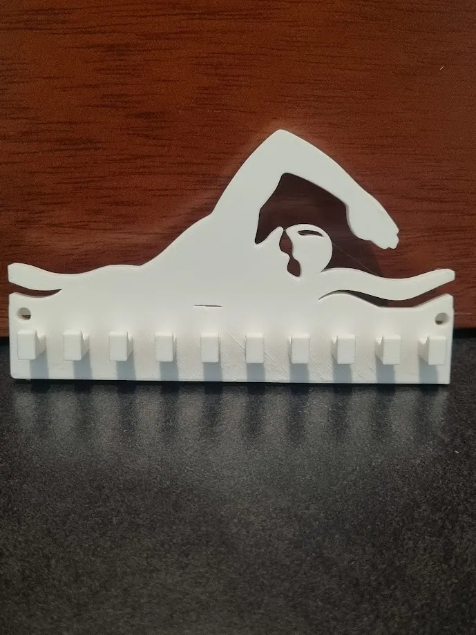 Medal Hanger-Swim, Basketball, Gymnastics, Fencing - Free 3D Print ...