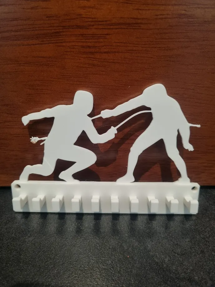 Medal Hanger-Swim, Basketball, Gymnastics, Fencing - Free 3D Print ...