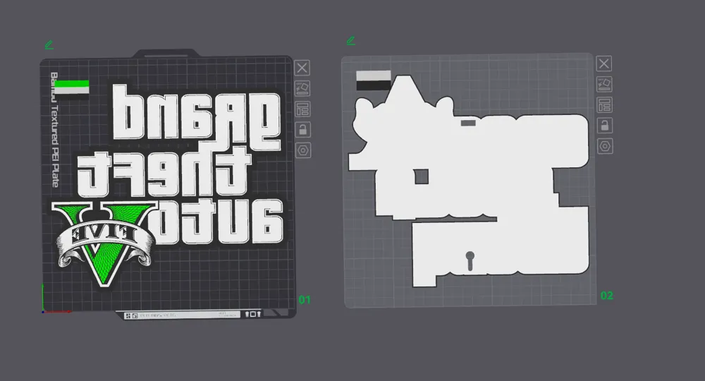 GTA V Logo Lightbox – 3D Printable Wall Lamp - Free 3D Print Model ...