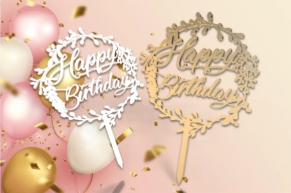 Happy Birthday pinprick by evax design - MakerWorld