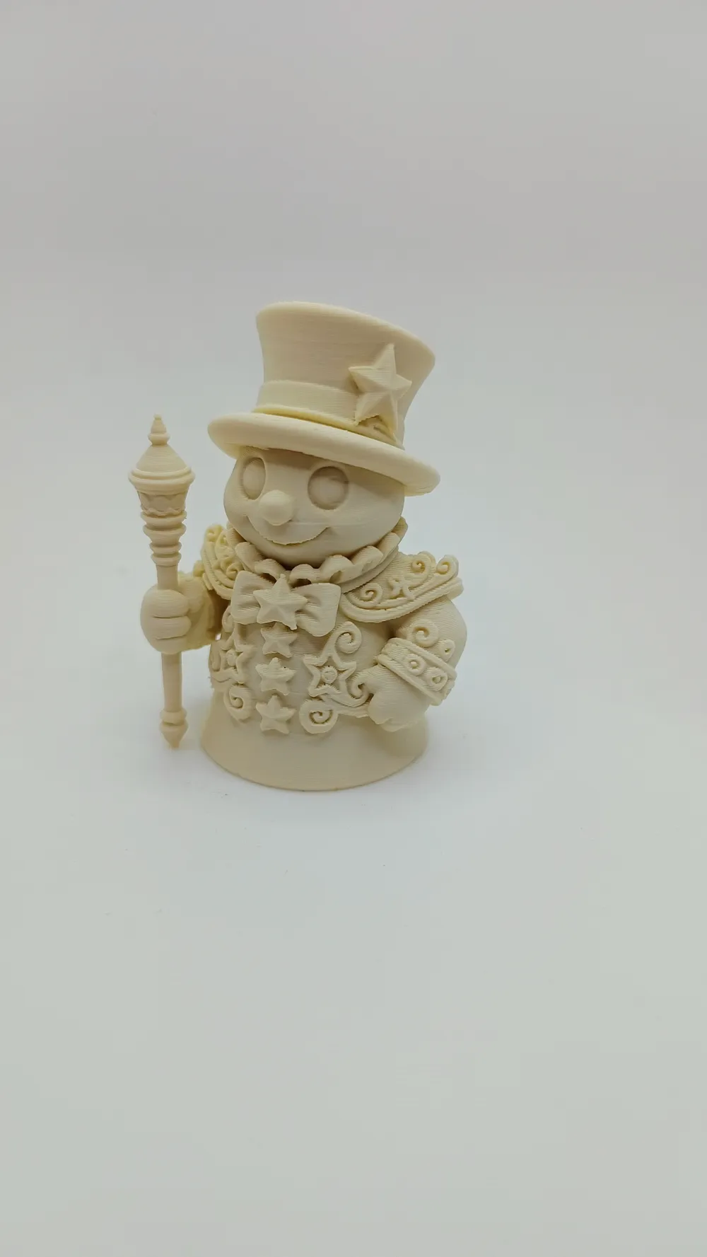 Star Mage Snowman of the Winter Guild - Free 3D Print Model - MakerWorld