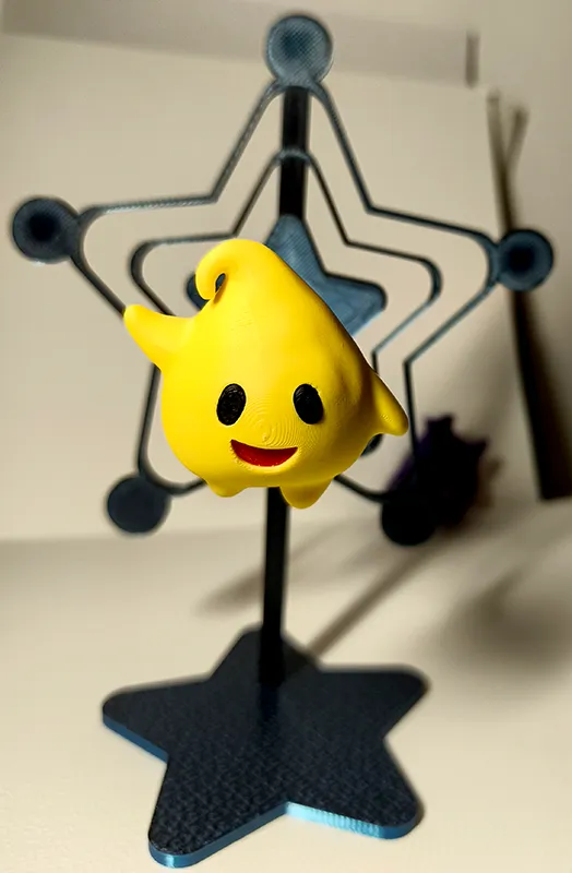 Flying Luma Mario Galaxy - Free 3D Print Model - MakerWorld