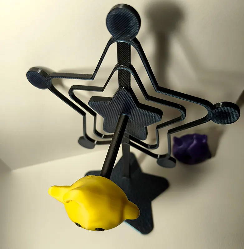 Flying Luma Mario Galaxy - Free 3D Print Model - MakerWorld