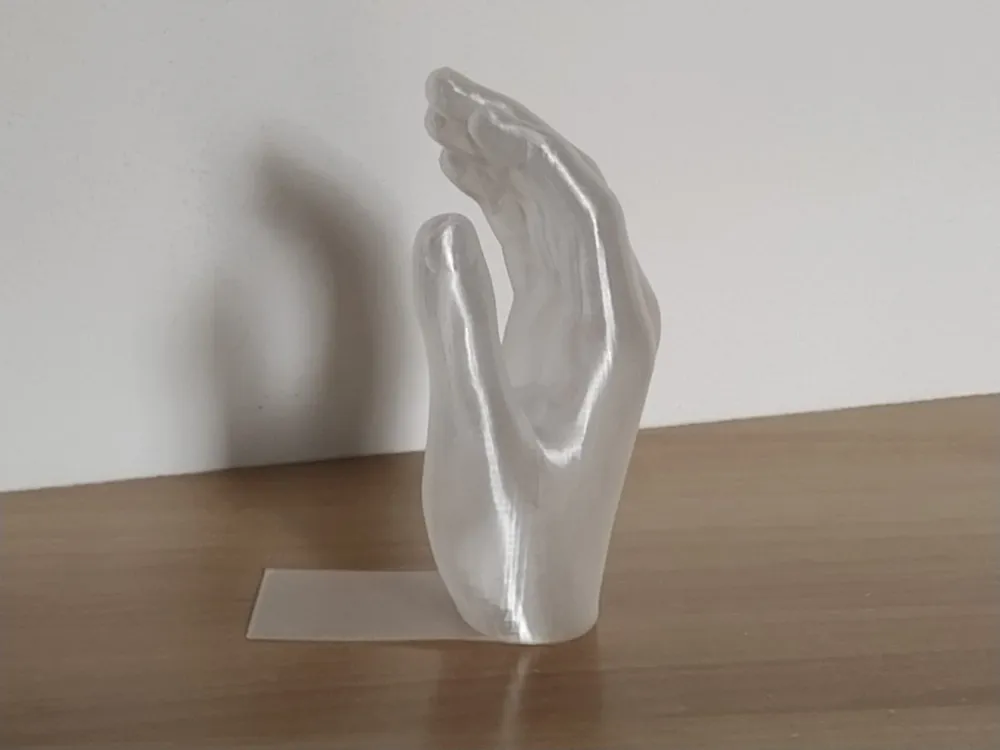 Hand-shaped bookend - Free 3D Print Model - MakerWorld