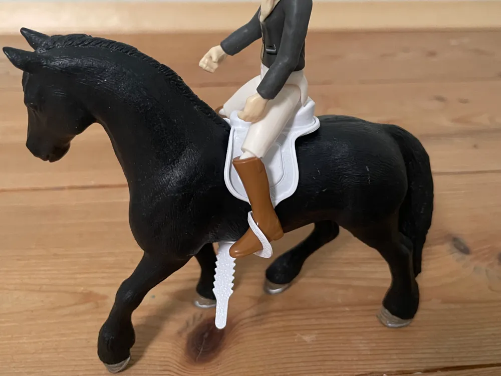 Schleich Saddle by capitano MakerWorld: Download Free 3D Models