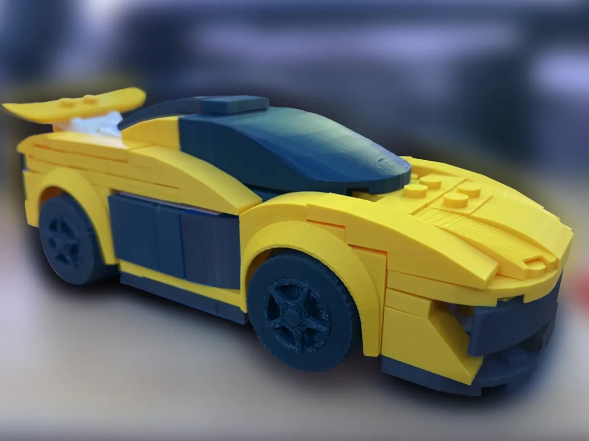 McLaren P1 SC Brick Model – 1x & 2x Scale - Free 3D Print Model ...