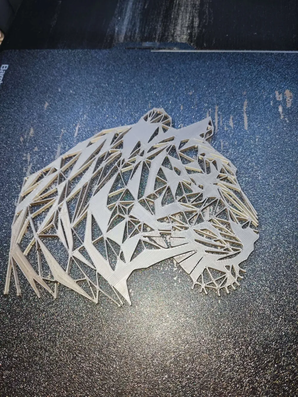 Tiger 2D art simple polygon by fikuss30 - MakerWorld