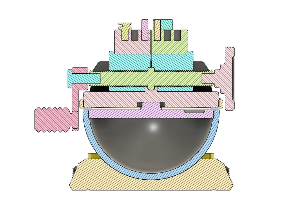 Ball Vice - Free 3D Print Model - MakerWorld