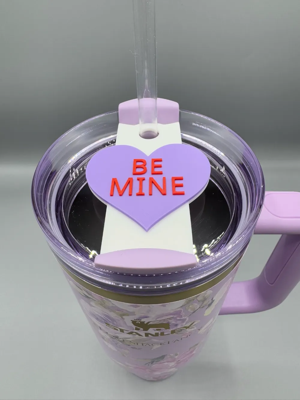 Be Mine Stanley Topper - Free 3D Print Model - MakerWorld