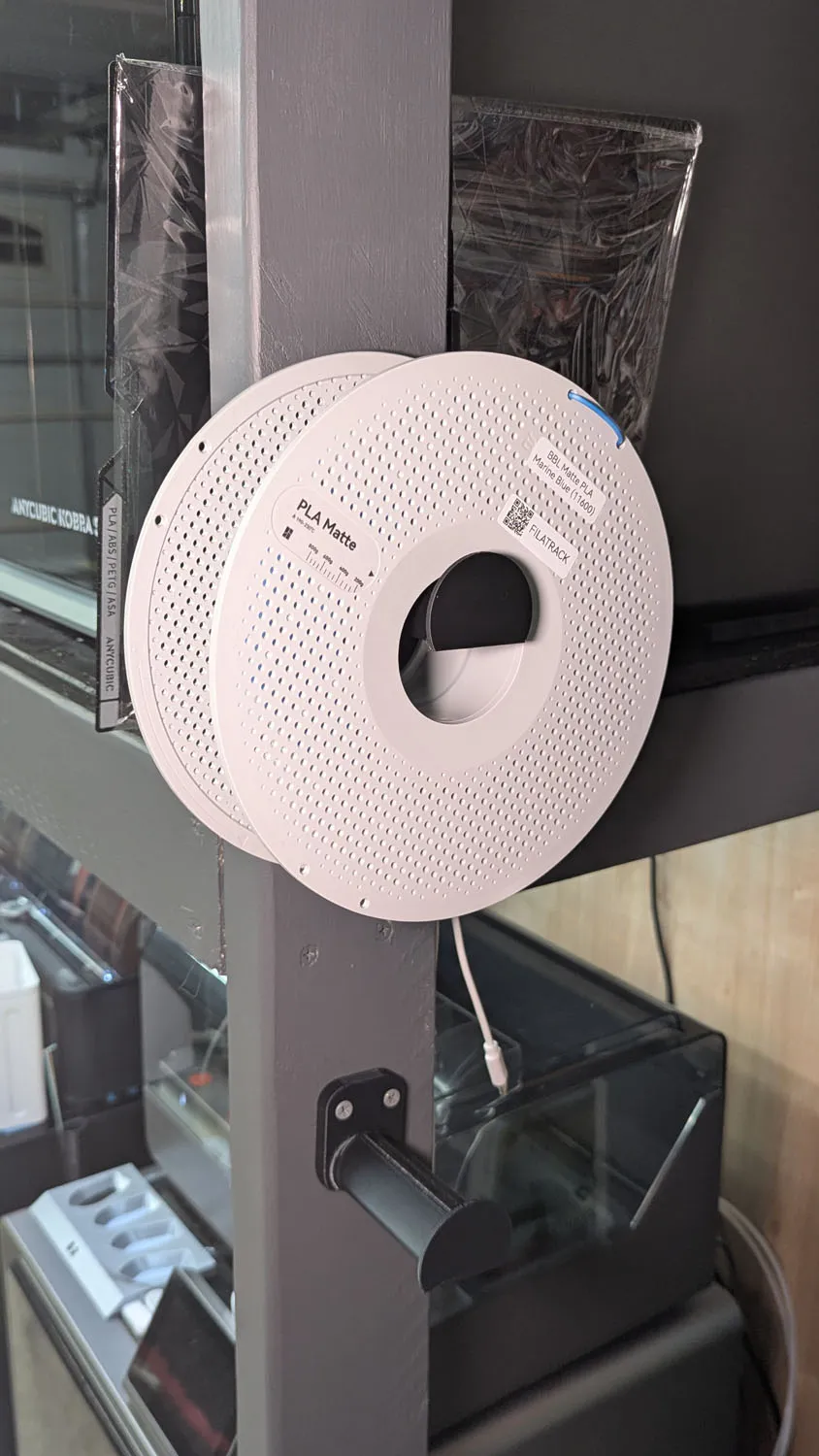 Filament Spool Holder - Mount - Free 3D Print Model - MakerWorld