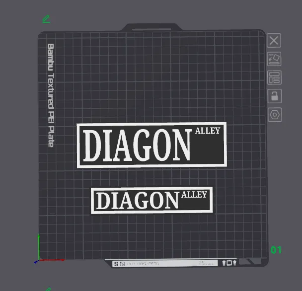 Bookshelf Sign - Diagon.Alley (Multi. Options) by TheForbiddenNerd ...