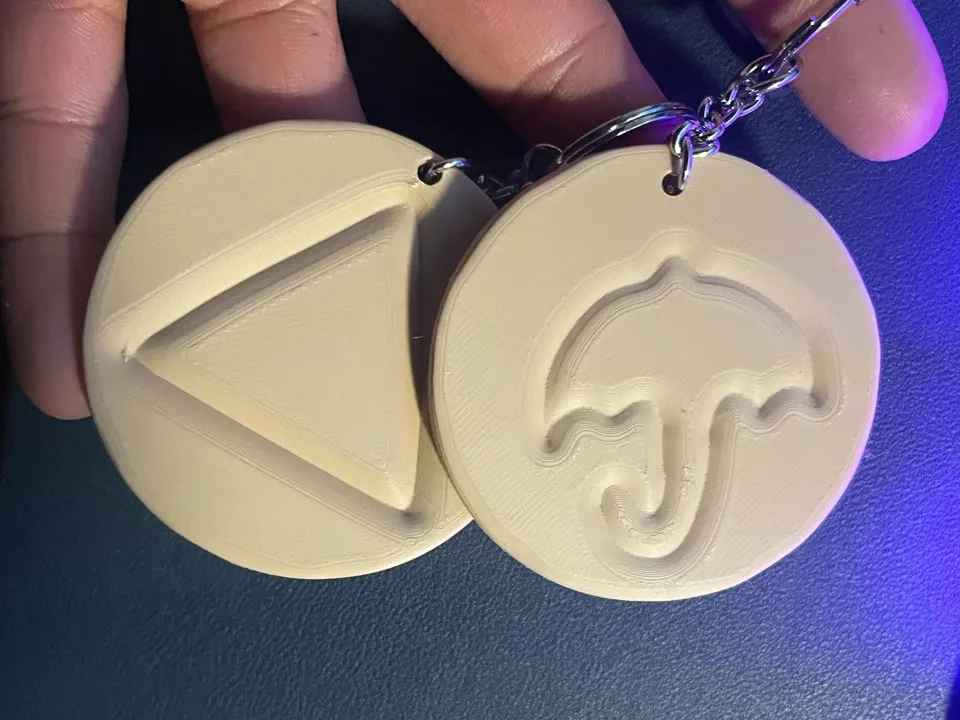 Squid game dalgona keychain by Thucan97 - MakerWorld