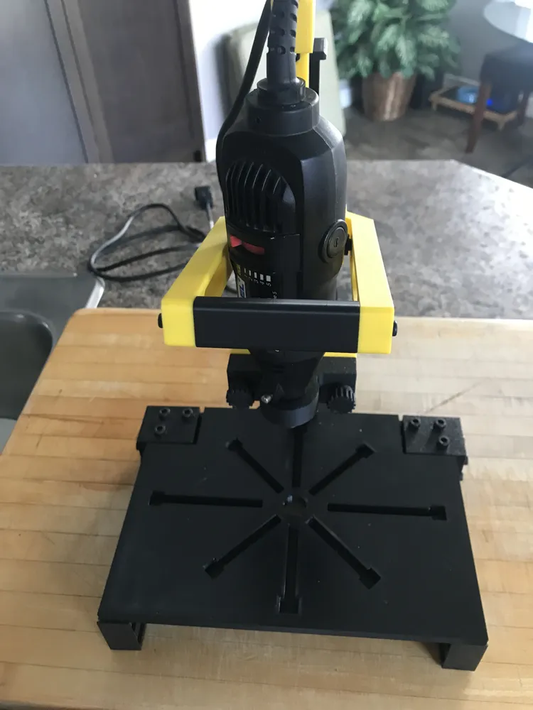 Drill Press for Dremel MultiPro or other tools - Free 3D Print Model ...