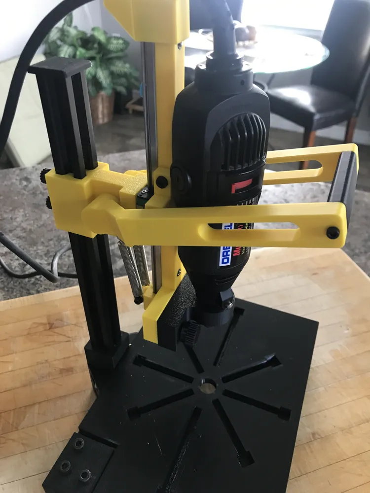 Drill Press for Dremel MultiPro or other tools - Free 3D Print Model ...