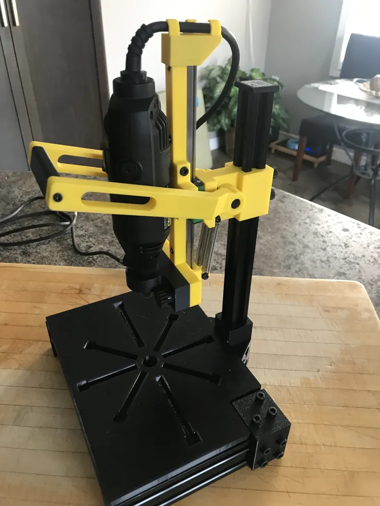 Drill Press for Dremel MultiPro or other tools - Free 3D Print Model ...