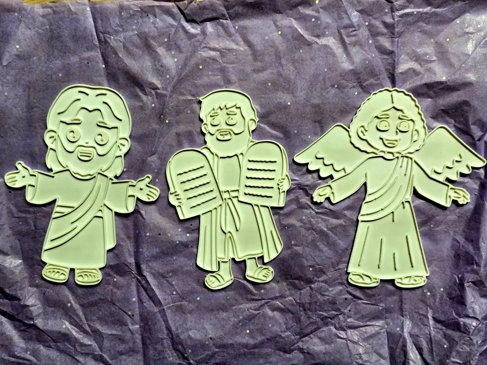 Jesus Moses Angel Christ Coloring Lord by Merilno3D MakerWorld ...