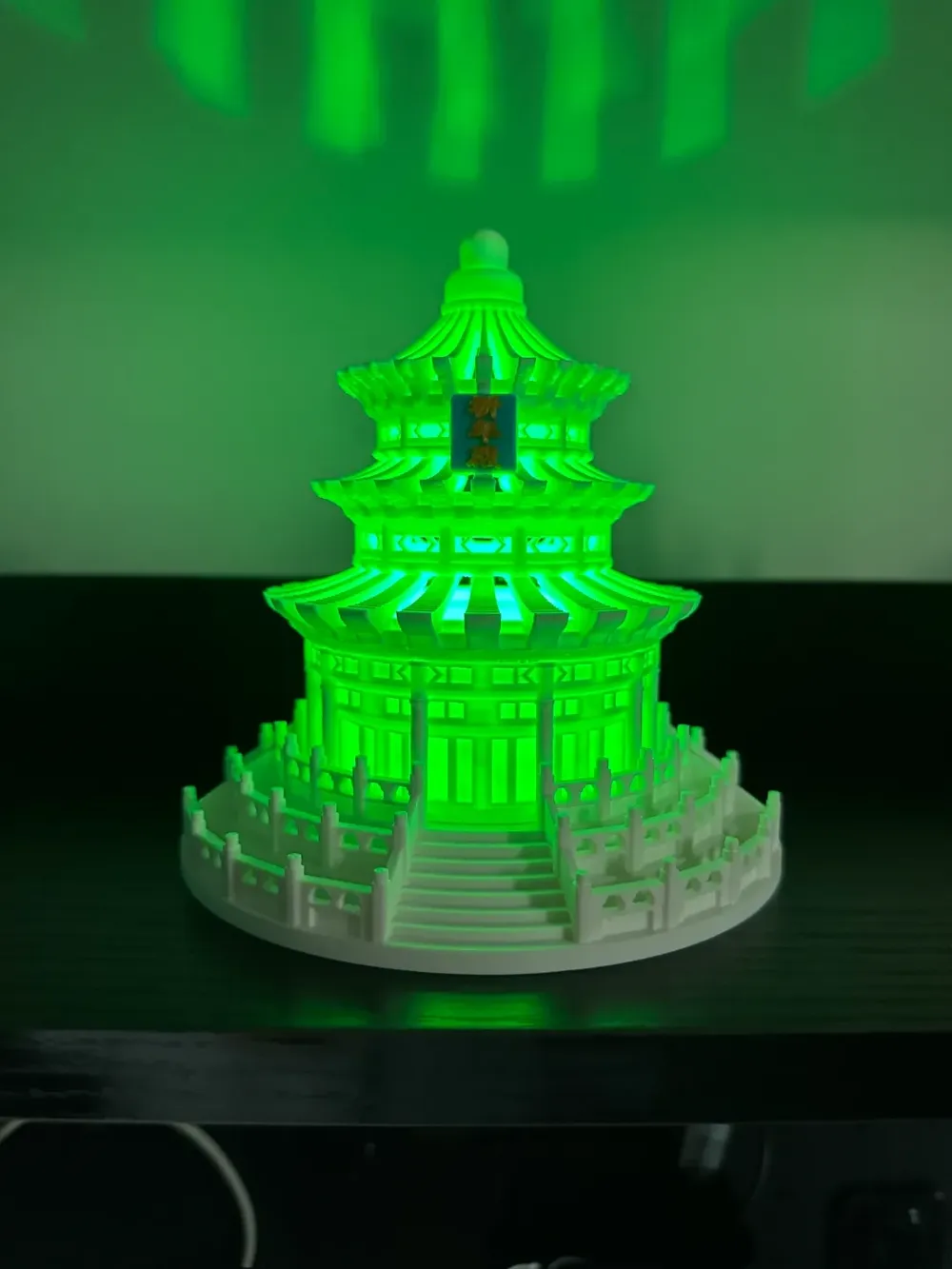 Tian Tan Prayer Hall Seven-Color Table Lamp (Cordless), Ornament ...
