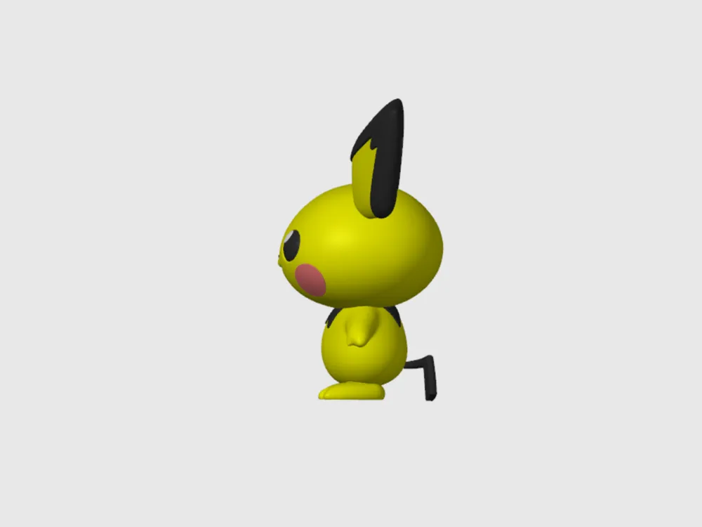 Pichu Mulitcolor by entroisdimensions_figurine MakerWorld: Download ...