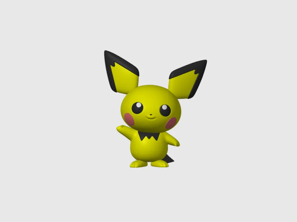 Pichu Mulitcolor by entroisdimensions_figurine MakerWorld: Download ...