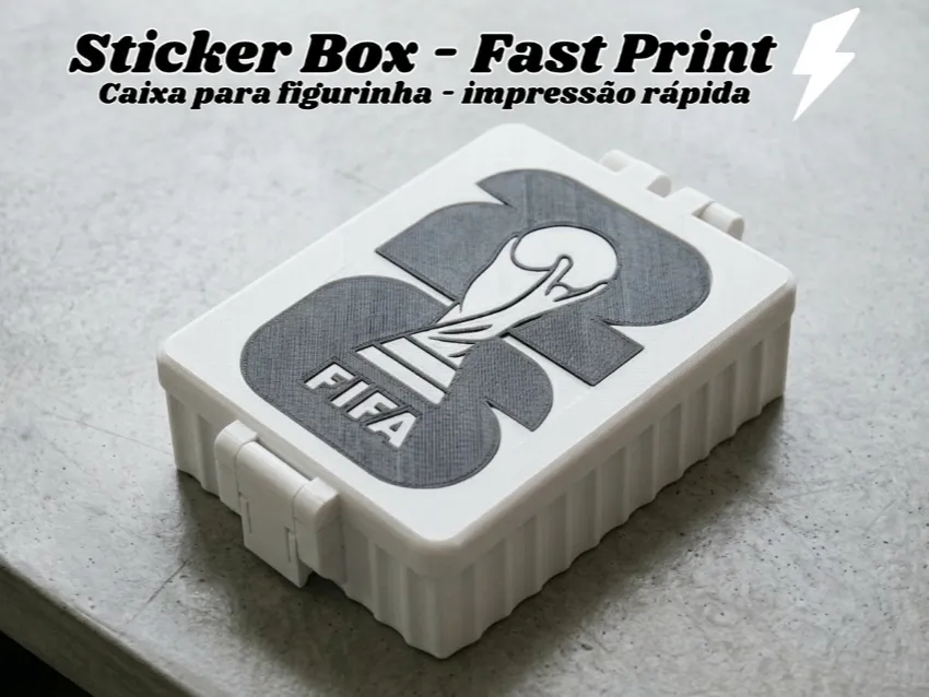Sticker Box 2026 World Cup Album Fast Print - Free 3D Print Model ...