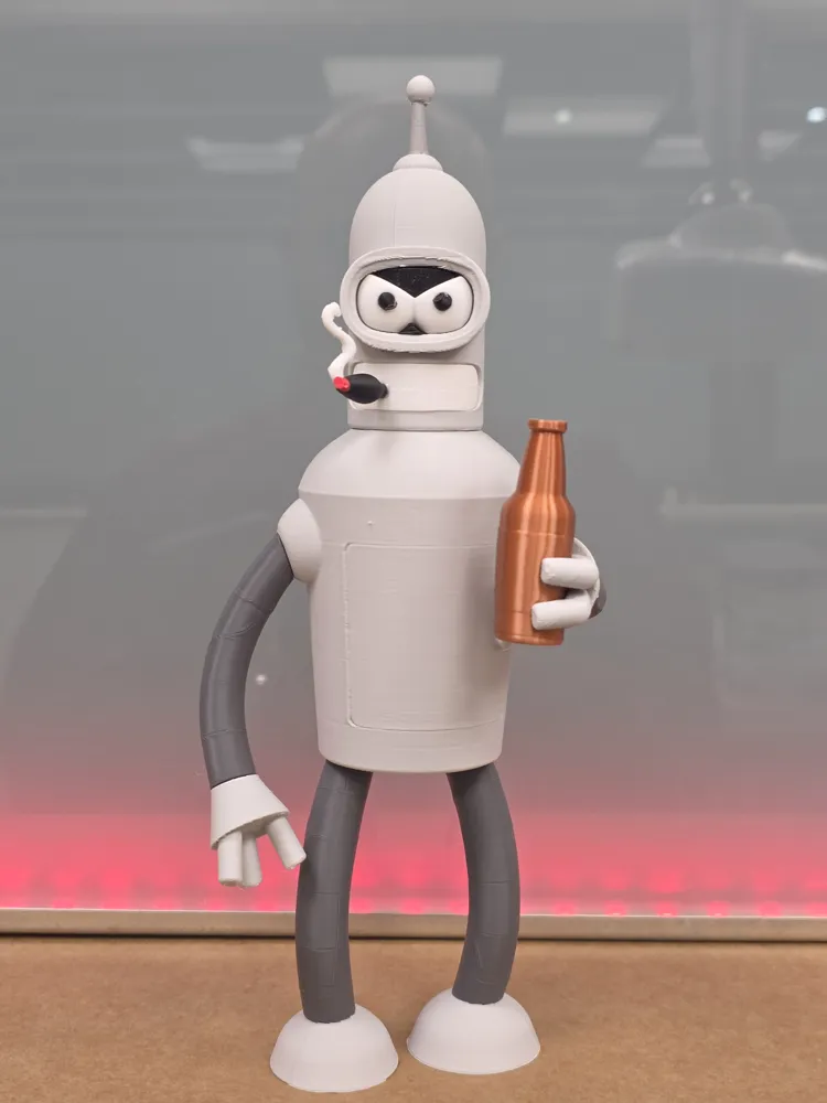 Bender (Futurama) / NO AMS - Free 3D Print Model - MakerWorld