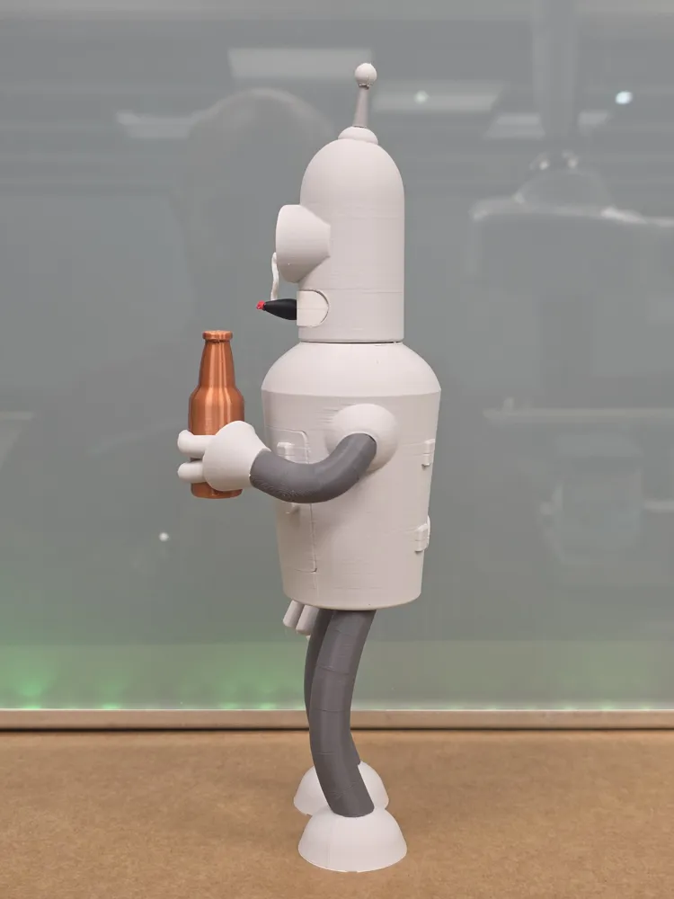 Bender (Futurama) / NO AMS - Free 3D Print Model - MakerWorld