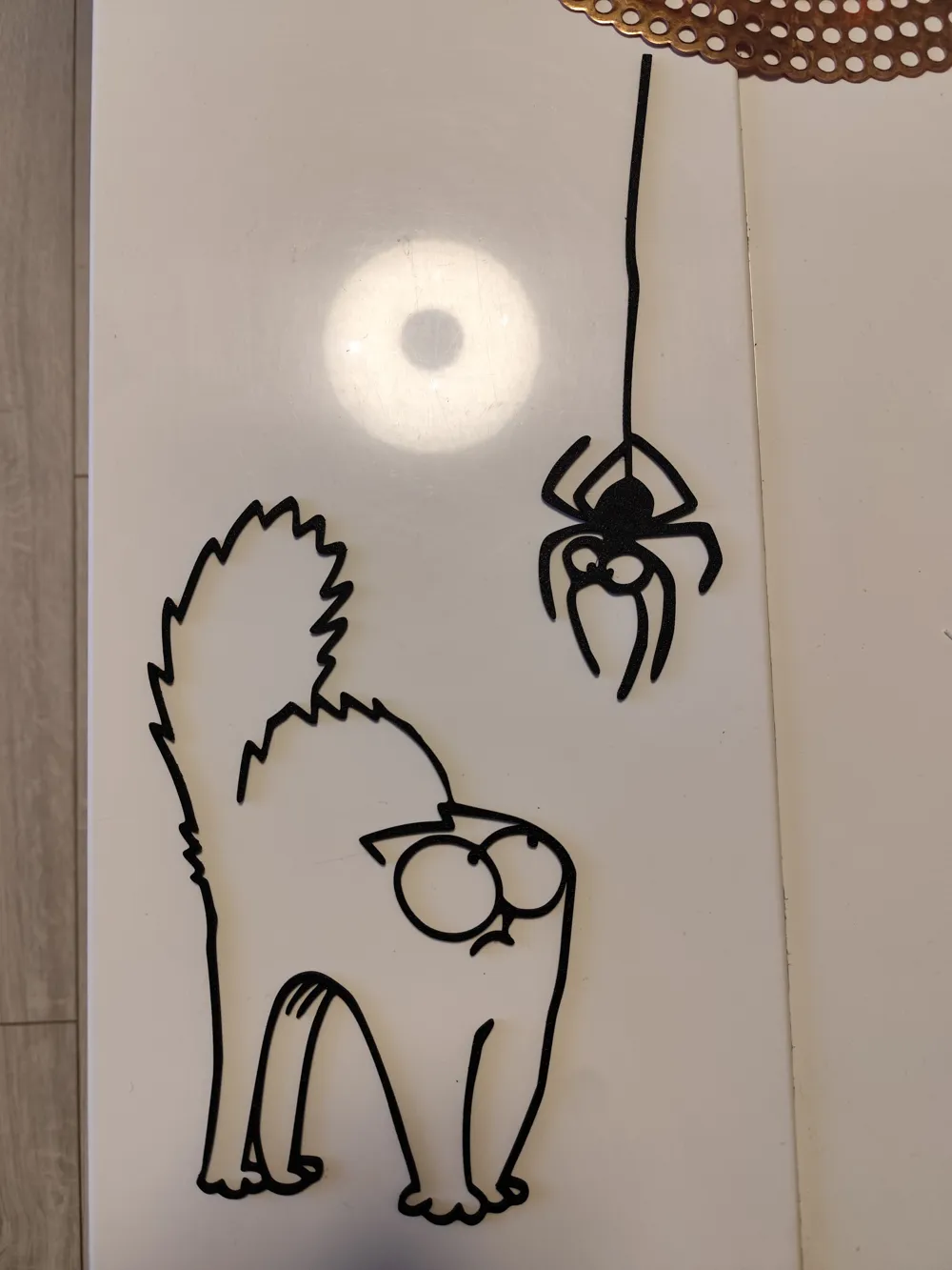 Simon's Cat - Scared Cat and Spider - Free 3D Print Model - MakerWorld