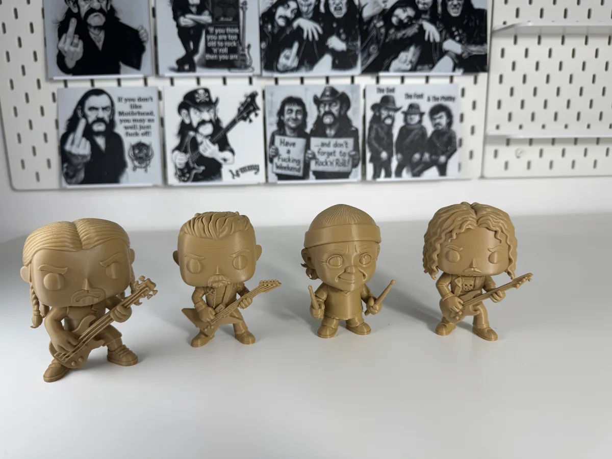 Metal-Band Chibis – Inspired by Metallica by Lemmy3DPrint MakerWorld ...
