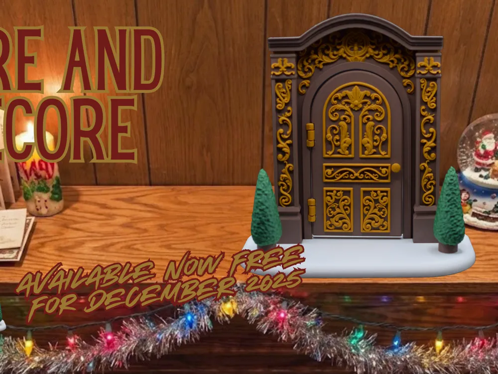 Elf Doorway - Lore and Decor by masfuego3dproductions MakerWorld: Download Free 3D Models