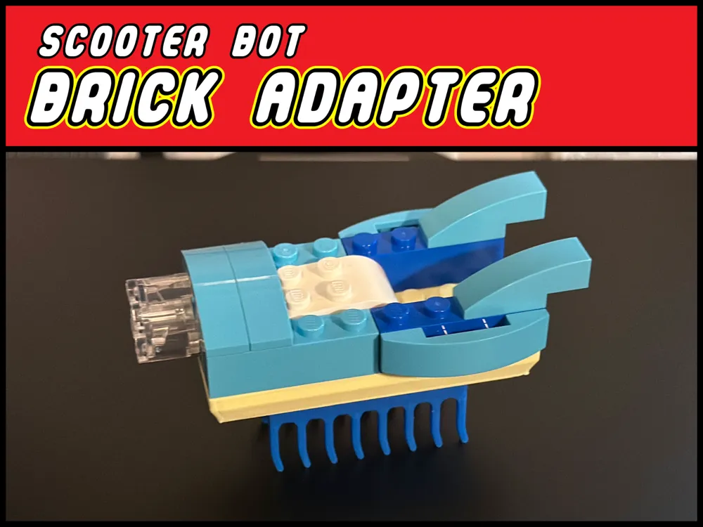 Scooter Bot Brick Adapter by drbipes - MakerWorld