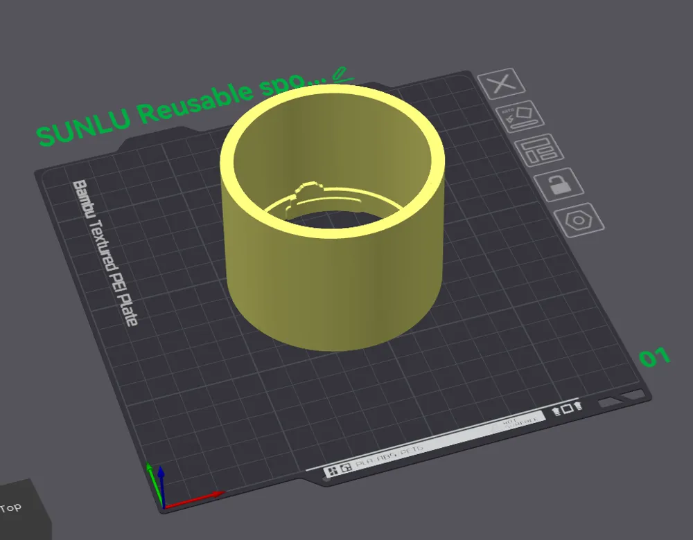 SUNLU Reusable spool adapter for bambu lab refills by VmtSquad - MakerWorld