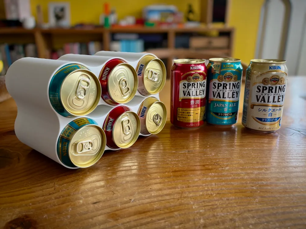 Beer can rack by POLYGONARCHITECTS - MakerWorld