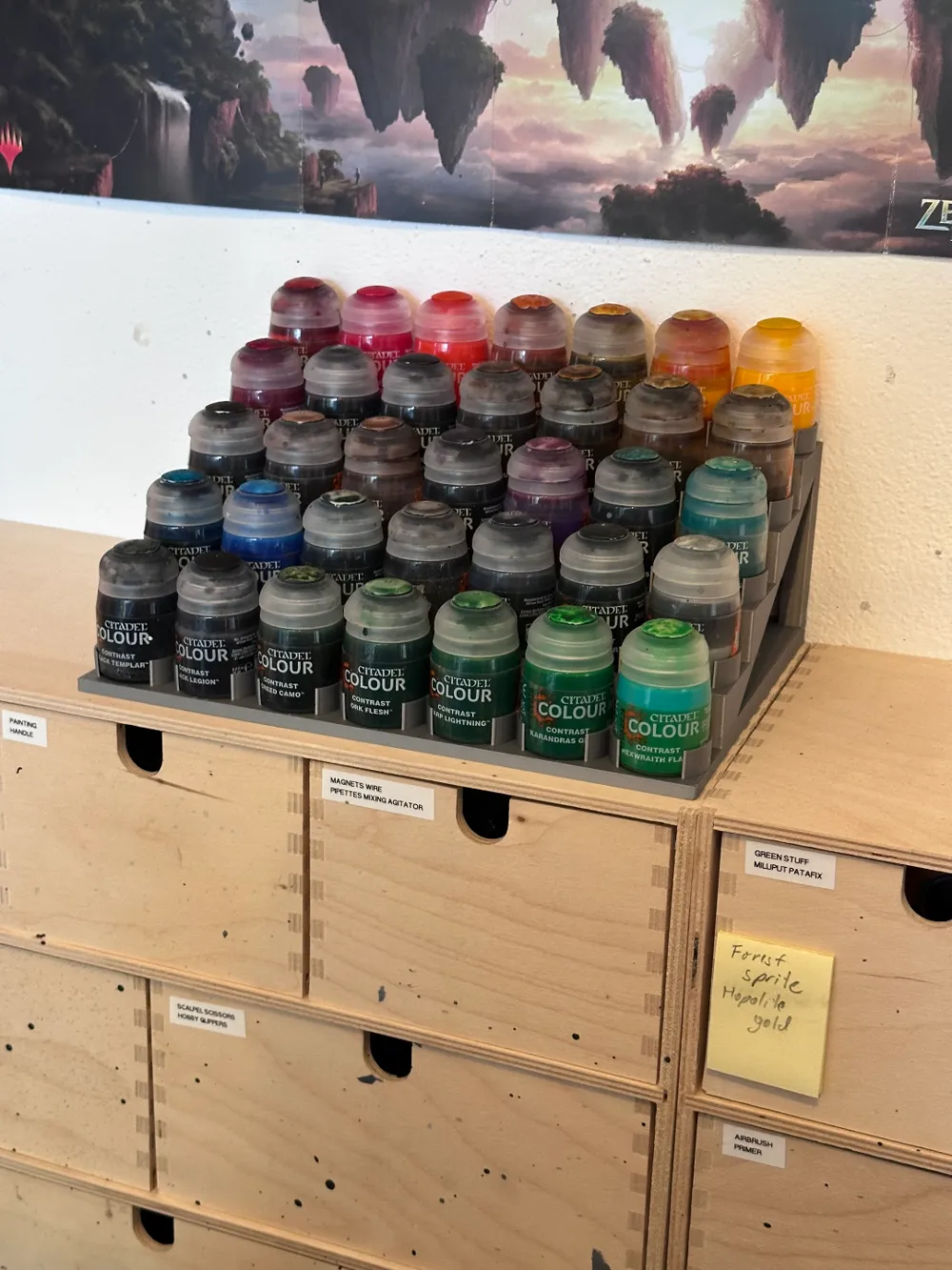 Modular Citadel Paint Rack - Fits IKEA MOPPE by kristjan.pucko ...